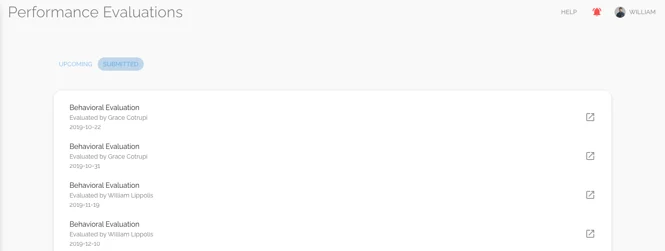 How Participants View Completed Competency & Custom Evaluations
